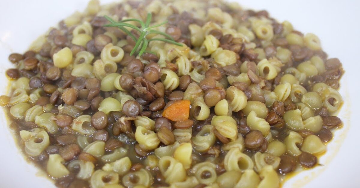 Pasta e lenticchie: la ricetta classica del piatto ricco di benefici